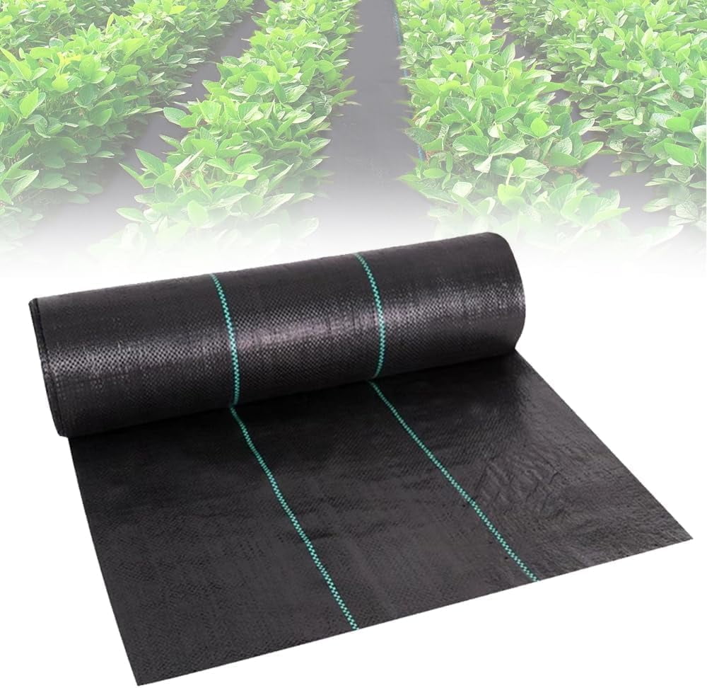 Premium Woven Weed Barrier, 2025 Upgrade Heavy Duty PP Weed Barrier ...