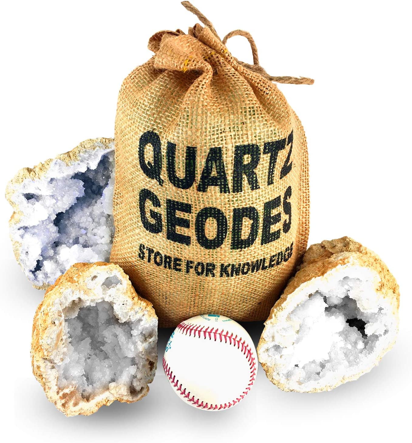 Premium X-Large 4" to 5" Moroccan Quartz Crystals Break Your own Geodes ...