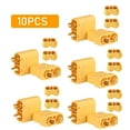 Premium XT90 Connector Adapter Set - 4.5mm Male Female Plug for RC ...