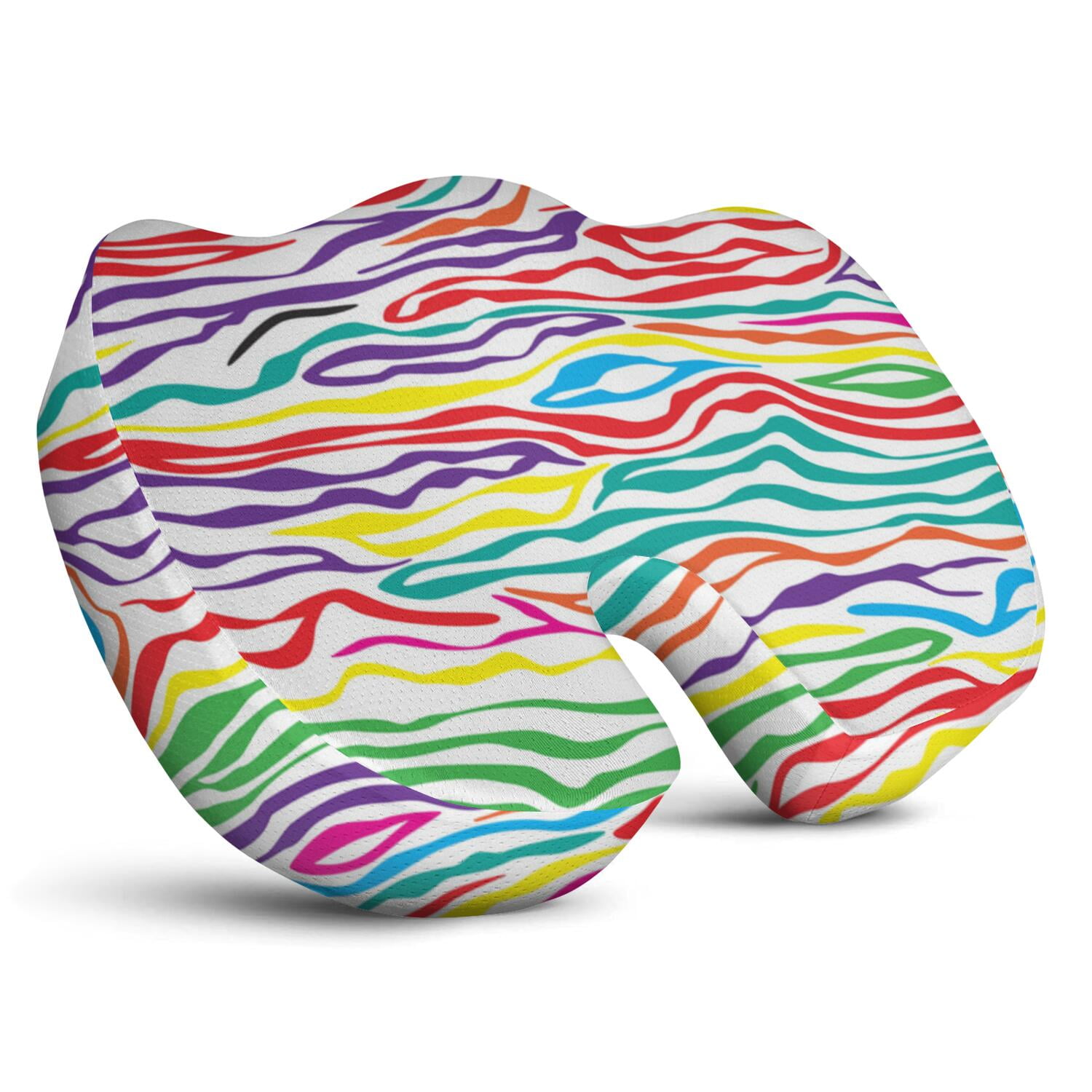 Premium Zebra Pattern Memory Foam Seat Cushion Ergonomic Chair Pad for ...
