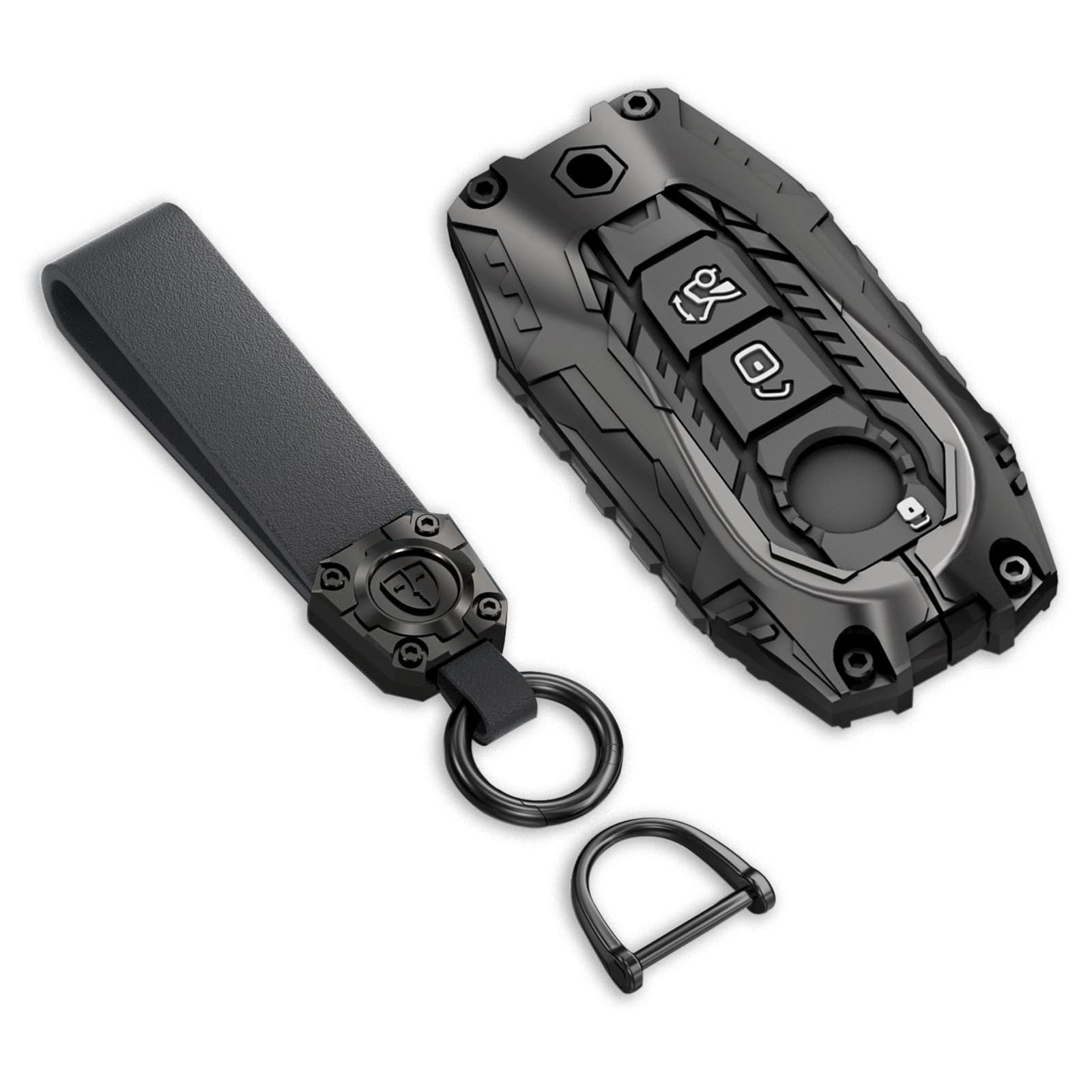 Premium Zinc Alloy Reinforced Smart Key Fob Shell for Mercedes-Benz ...