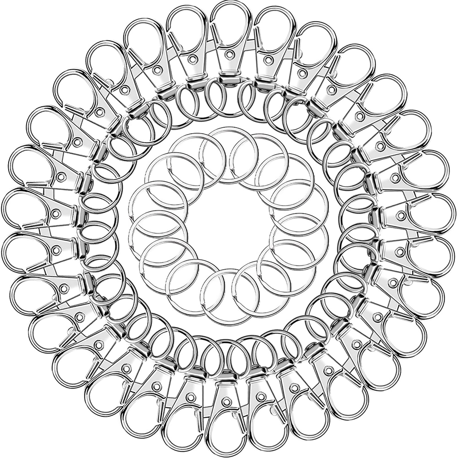 Premium Zinc Alloy Swivel Clasp Keychain Hooks Sturdy, Smooth, and ...