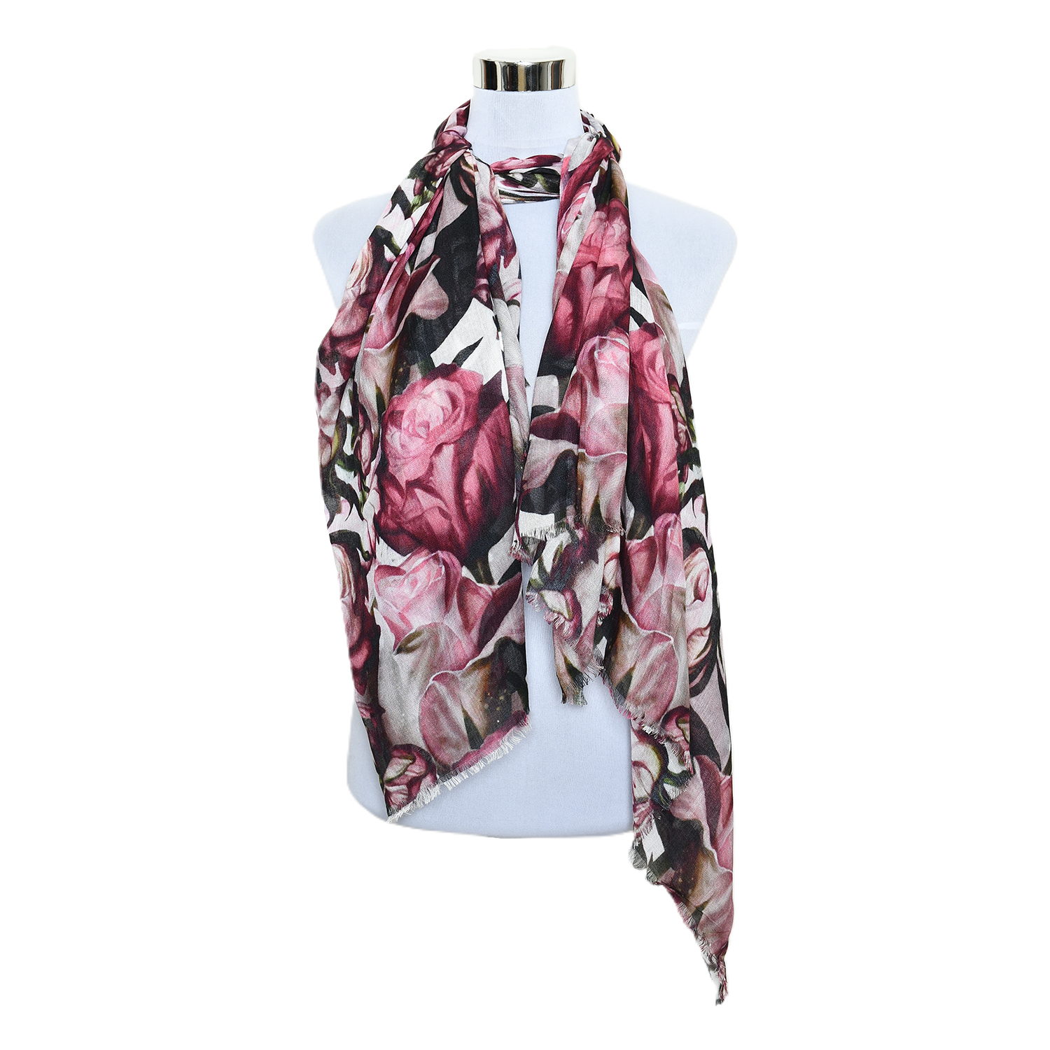 Premium and Soft Quality Floral Printed Scarf Modal Lightweight MMD419 ...