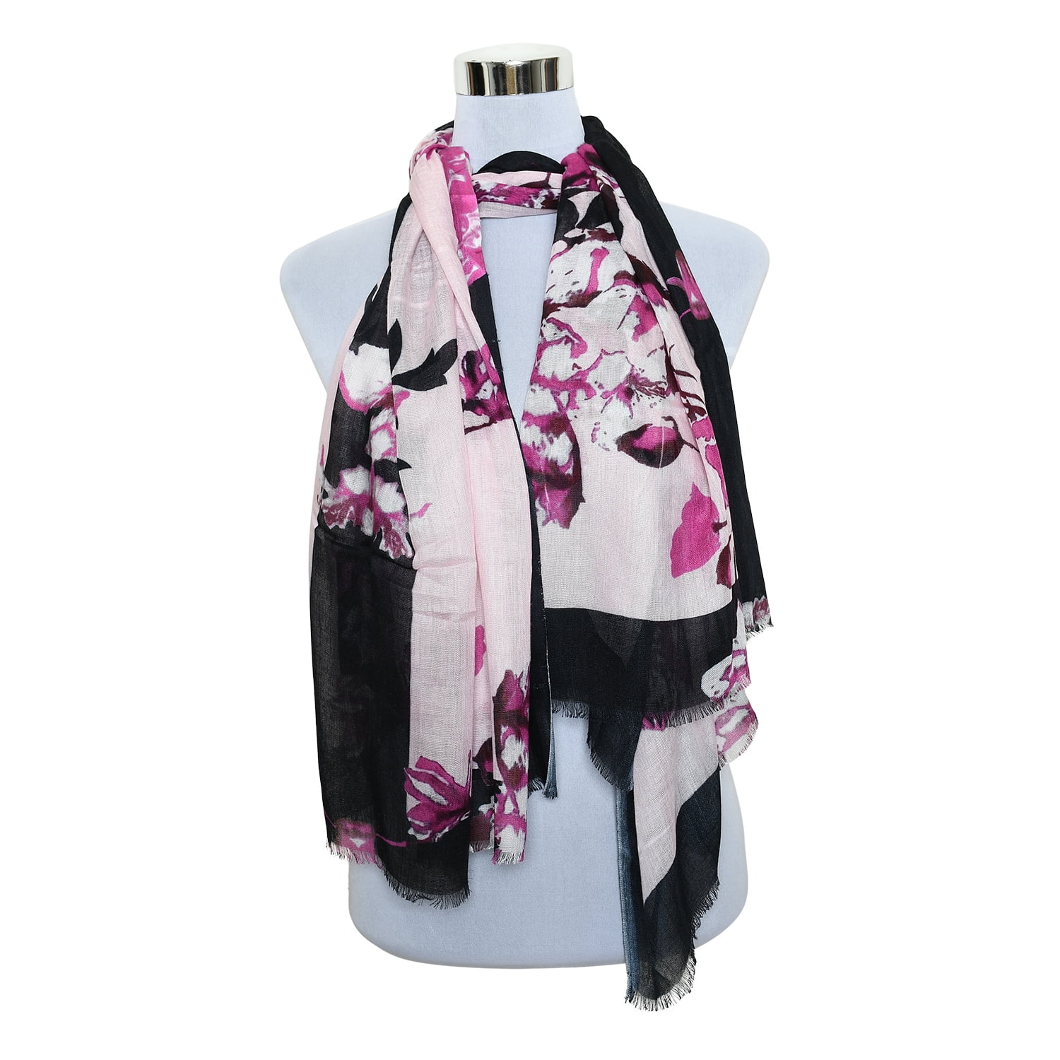 Premium and Soft Quality Floral Printed Scarf Modal Lightweight MMD423 ...