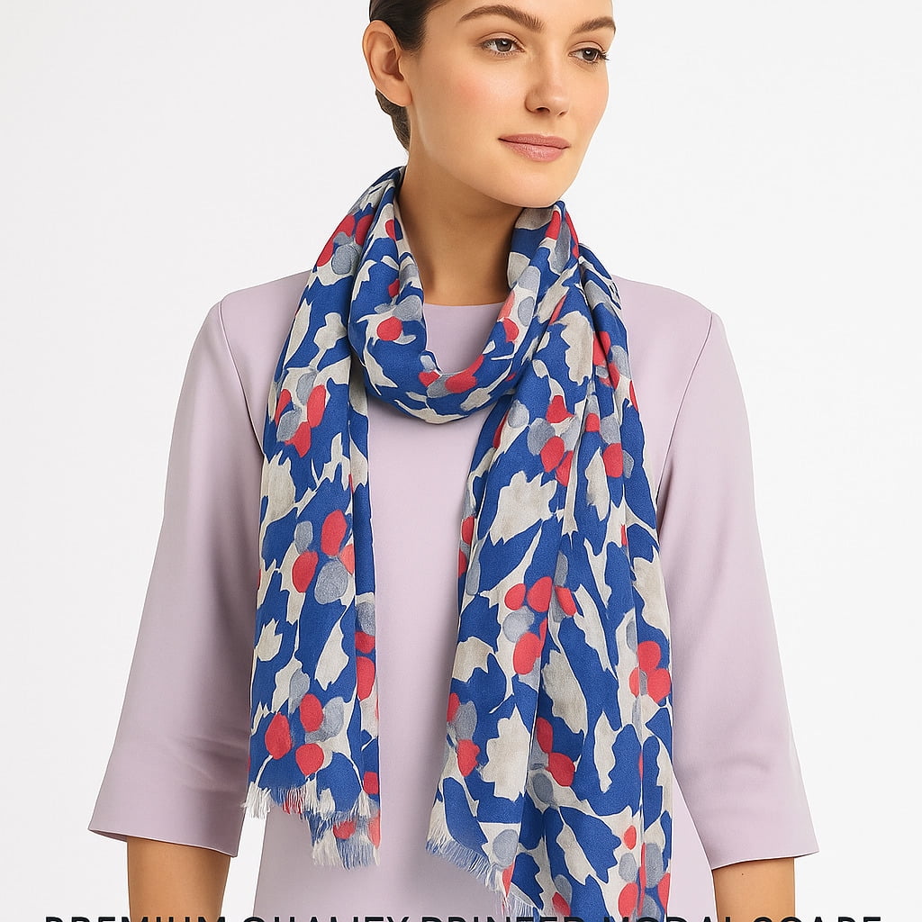 Premium and Soft Quality Printed Scarf Modal Lightweight MMD412 ...