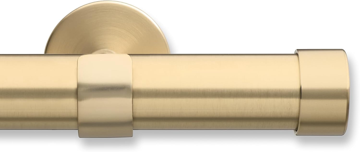Premium foot Curtain Rod - Large Diameter - Non-Adjustable for a ...