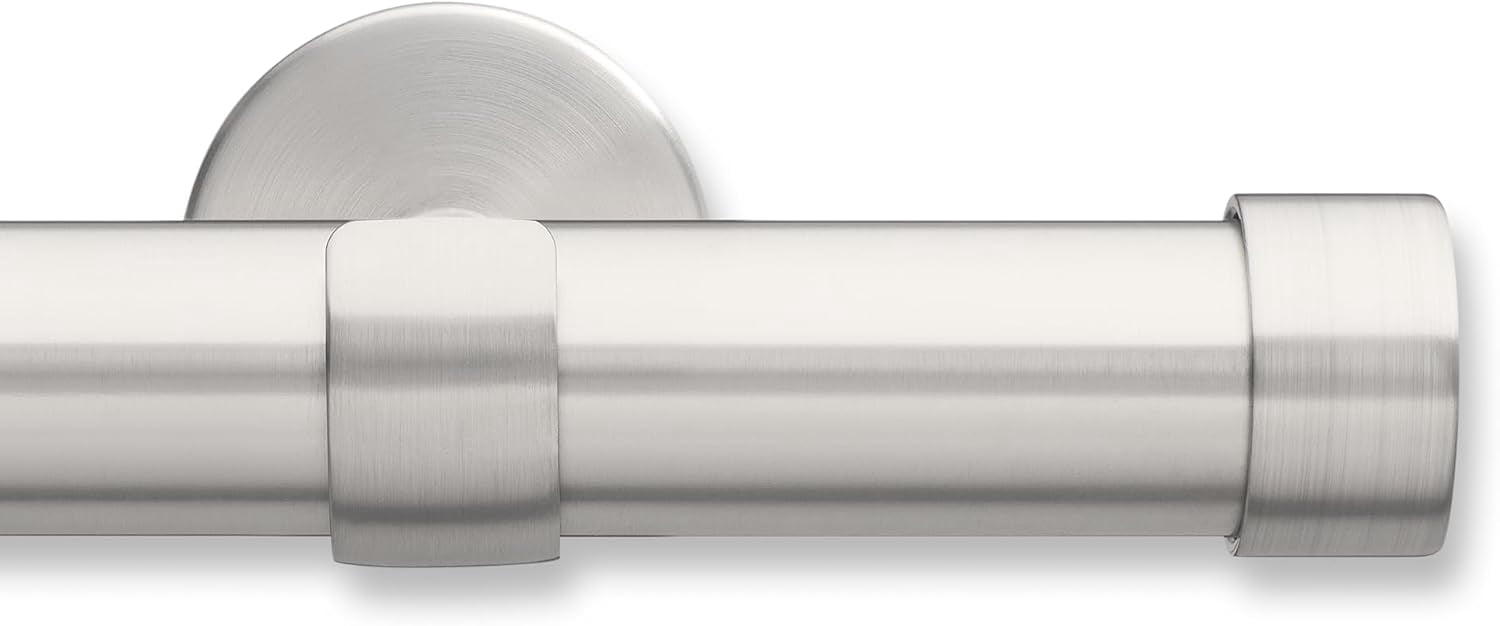 Premium foot Curtain Rod - Large Diameter - Non-Adjustable for a ...