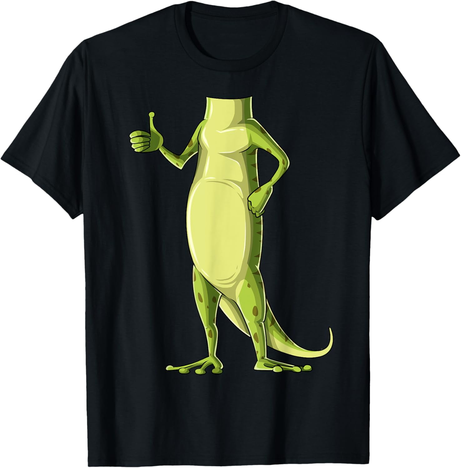 Premium model-Unisex-100% cotton-Easy Gecko Costume Gecko Body Headless ...
