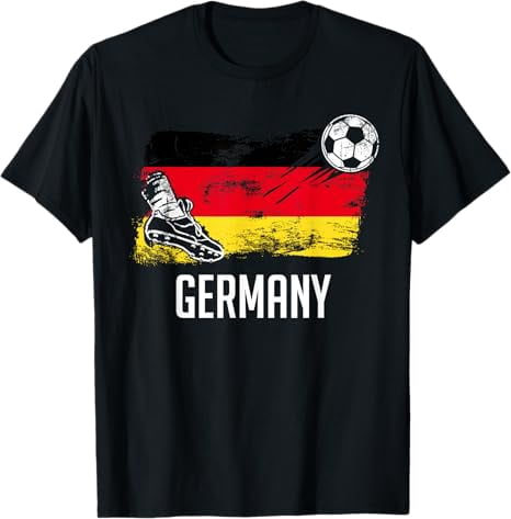 Premium model-Unisex-100% cotton-Germany Flag Jersey German Soccer Team ...