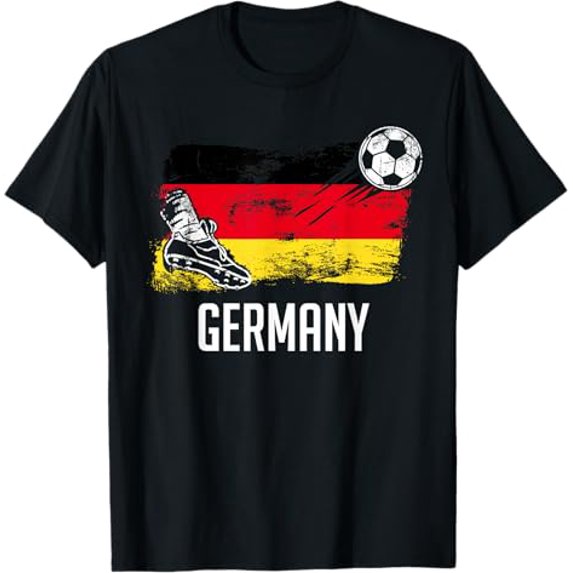 Premium model-Unisex-100% cotton-Germany Flag Jersey German Soccer Team ...