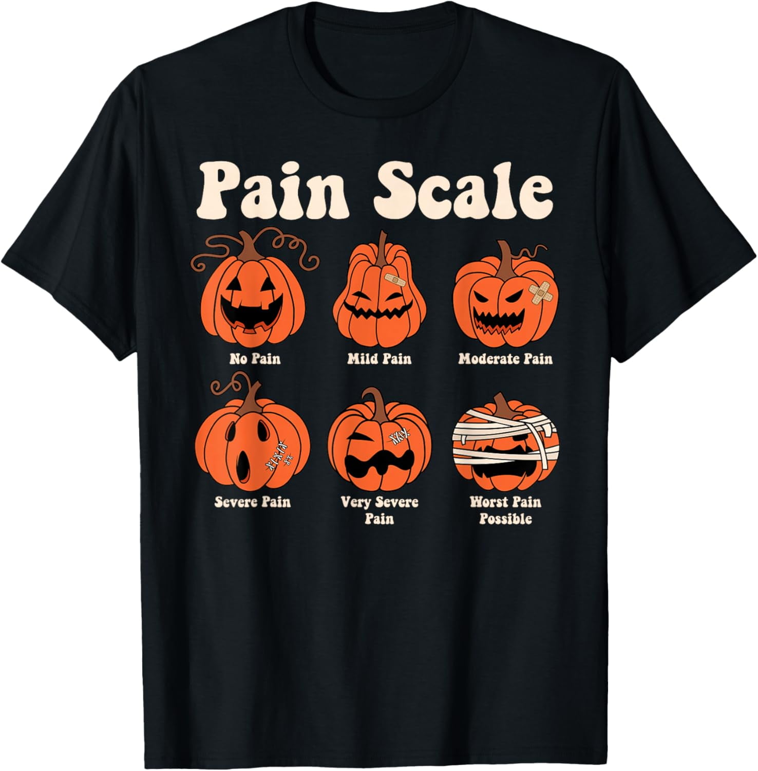 Premium model-Unisex-100% cotton-Pain Scale Trauma Nurse Triage Spooky ...