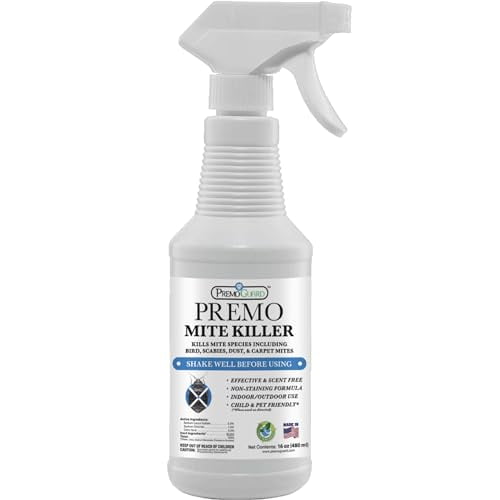 Premo Guard Mite Treatment Spray – 16 oz – Kills Dust, Human, Scabies ...