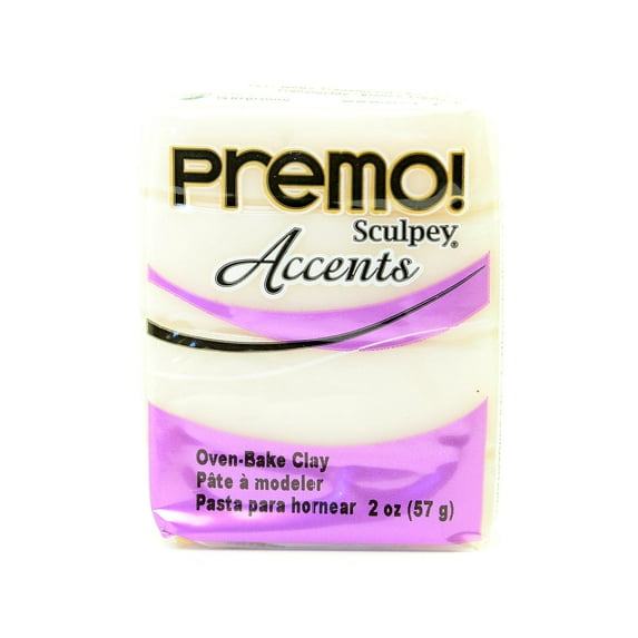 Premo Premium Polymer Clay translucent white, 2 oz. (pack of 5 ...