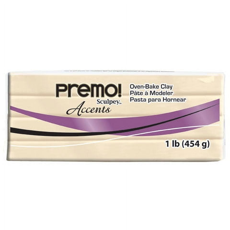Sculpey Premo Polymer Clay, Pearl Color, 1 Pound, Oven Bake Sculpting ...