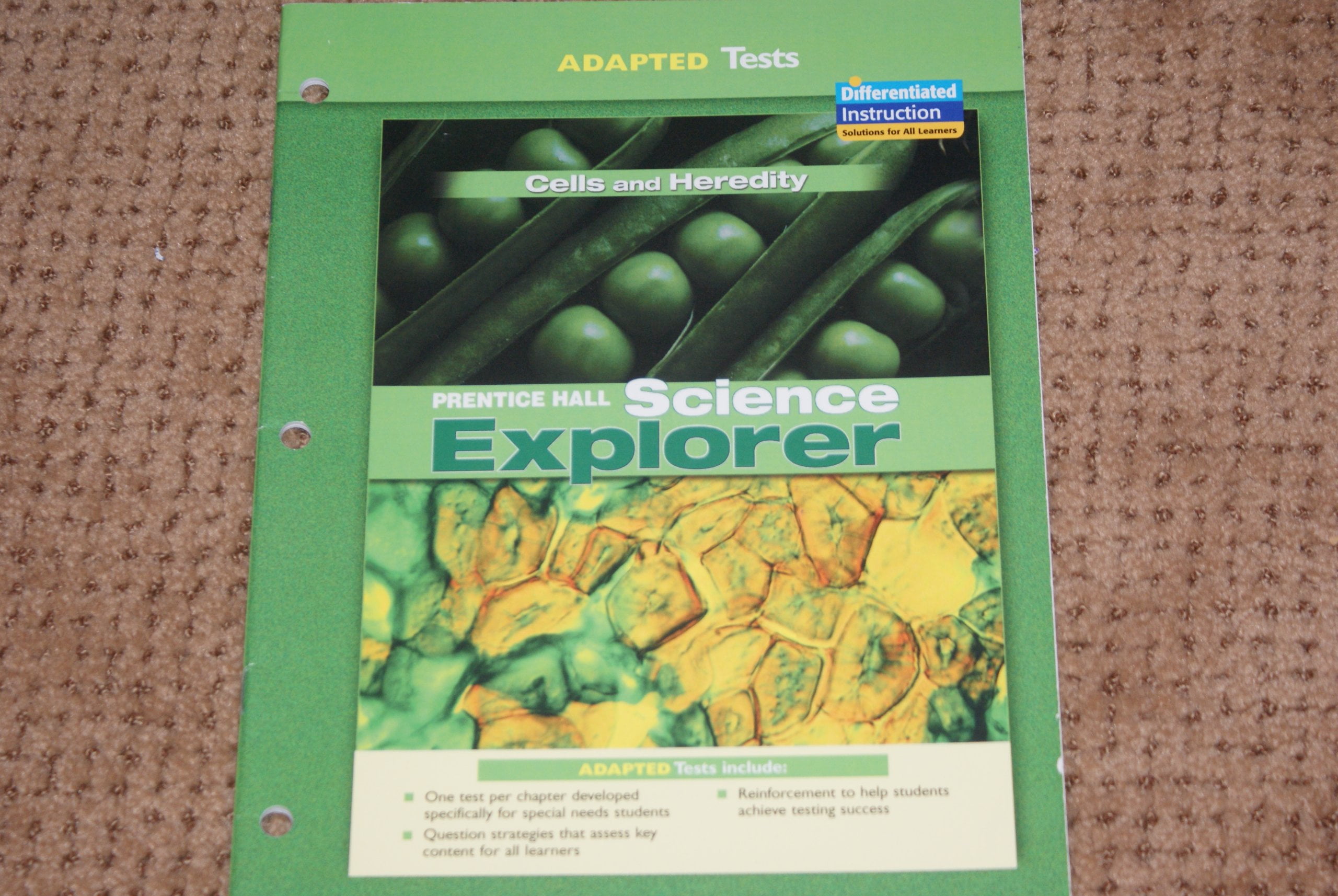 Prentice Hall Science Explorer Adapted Tests Cells and Heredity ...