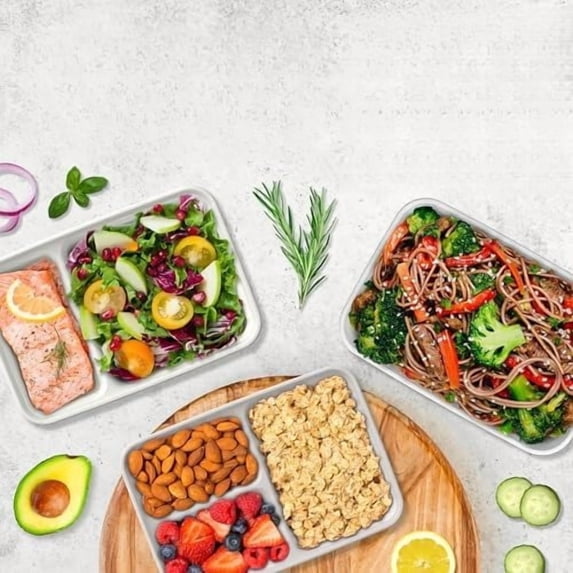 Prep 60-Piece Meal Prep Kit - Reusable PFAS & BPA-Free Food Containers ...