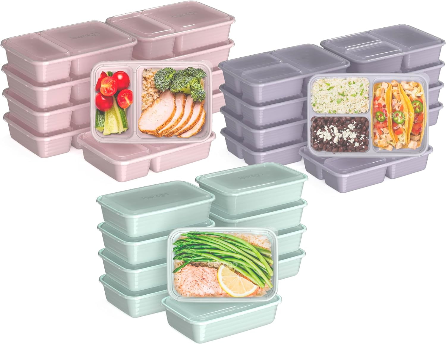 Prep Meal Prep Kit - Reusable Food Containers Compartment, Compartment ...