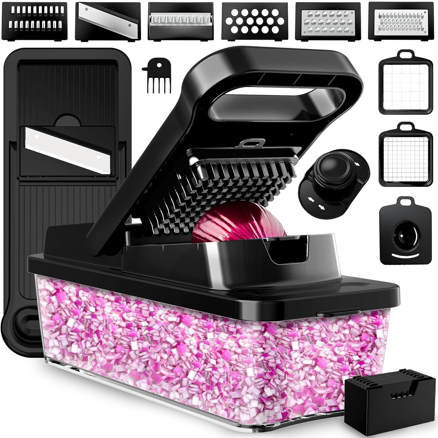 IMAGE 10 pcs Mandoline Food Vegetable Slicers Cutter Chopper Grater ...