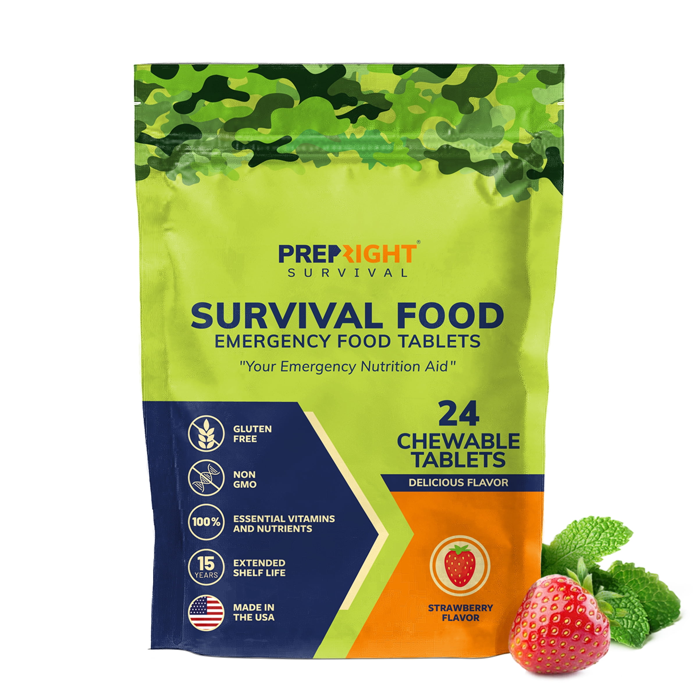 Prep-Right Emergency Food - 24 Count Pack - Walmart.com