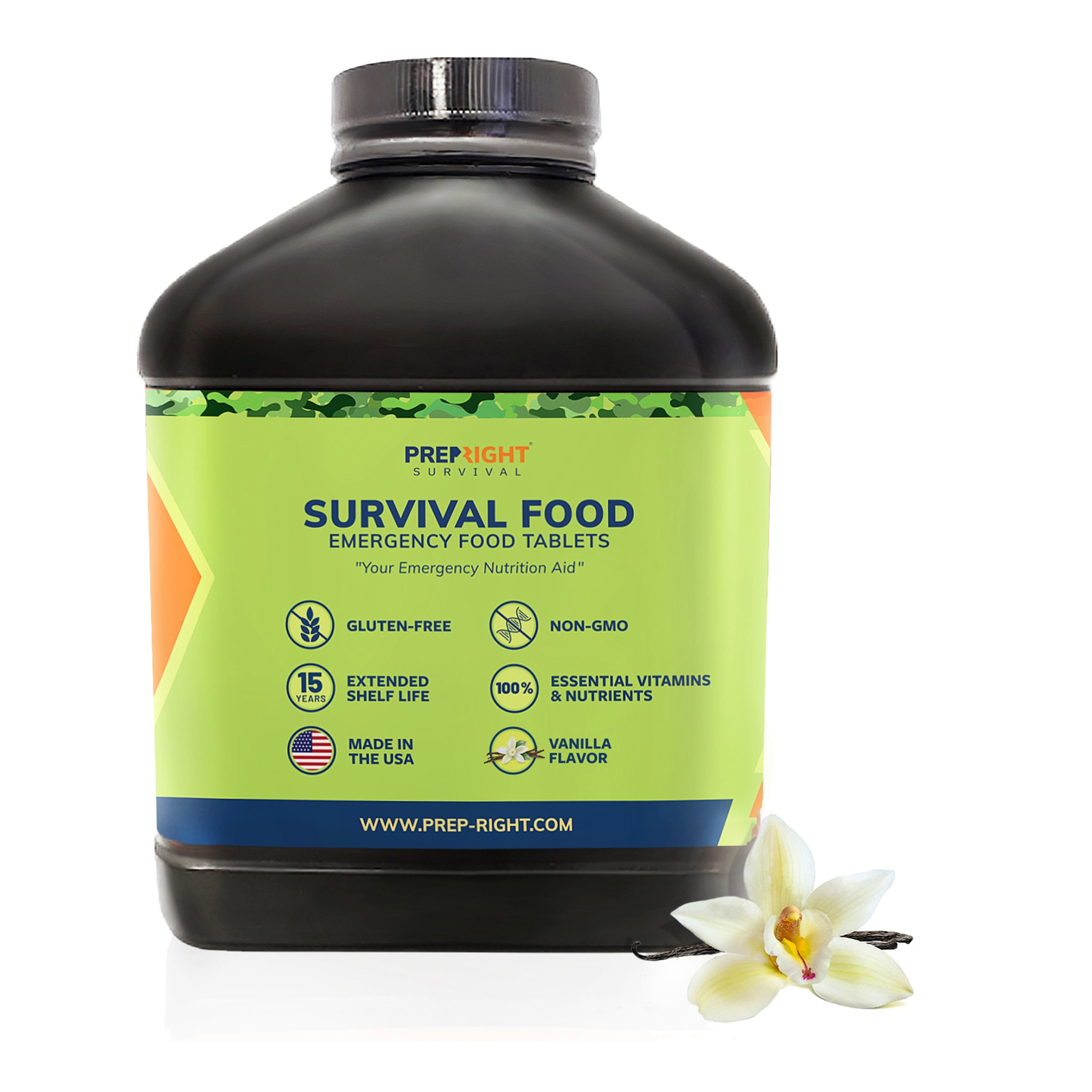 Prep-Right Survival Non-Perishable Emergency Food Tablets, Camping ...