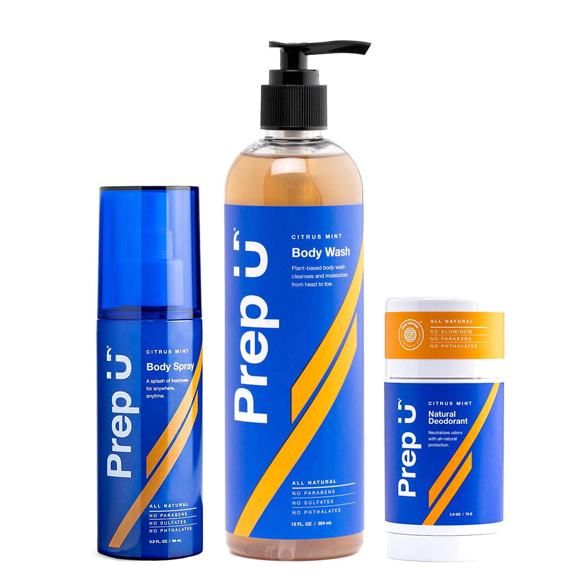 Prep U ; Basics Bath & Body Hygiene Set for Boys, Teens and Men ...
