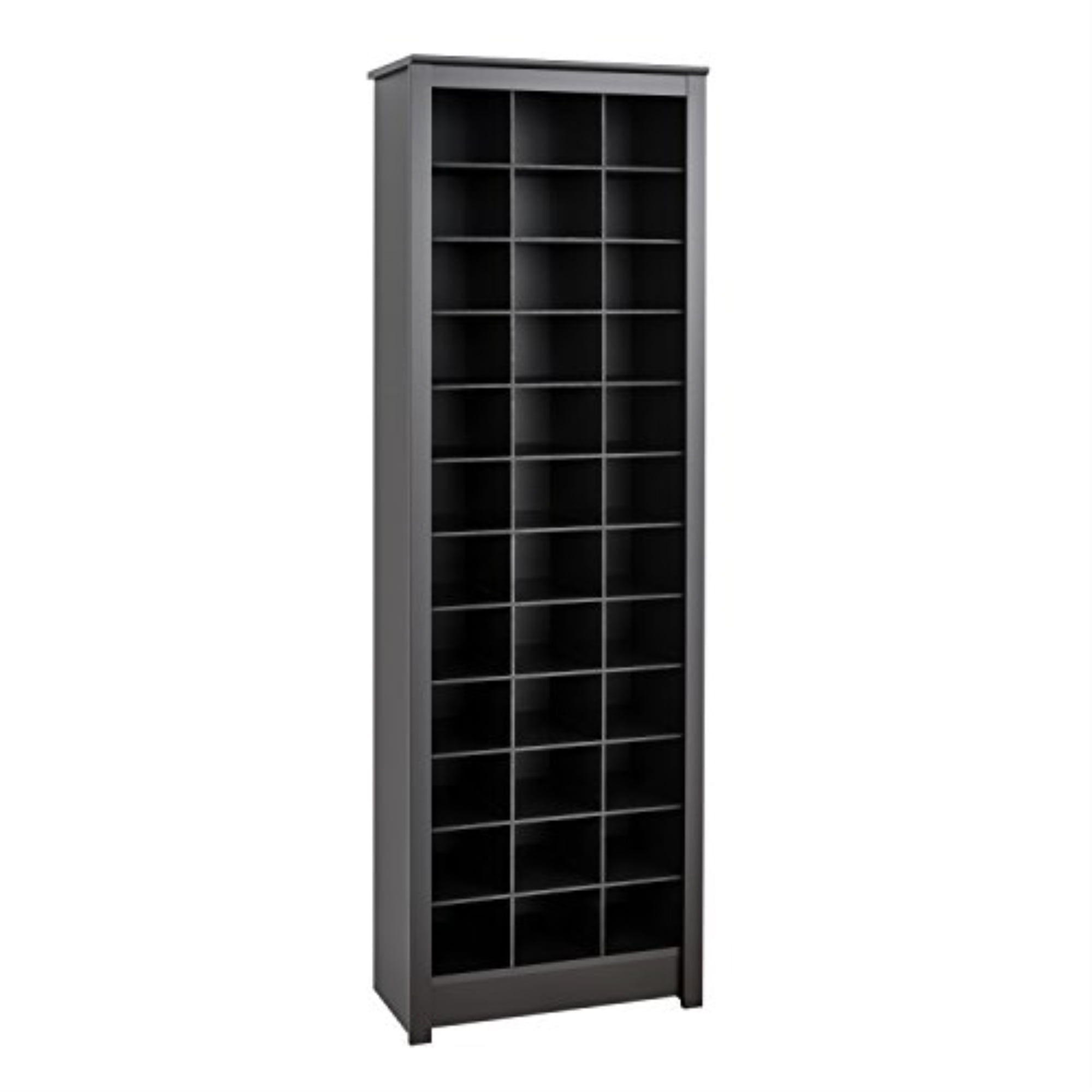Prepac 36-Pair Slim Space Organizer Shoe Storage Cabinet, Tall & Narrow ...