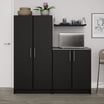 Prepac White Elite Utility Storage Cabinet Set C - 6 Pieces - Walmart.com