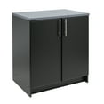 Prepac Elite 32" Storage Cabinet, Black Storage Cabinet, Base Cabinet ...
