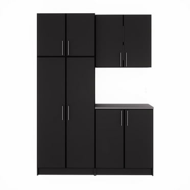 Prepac Black Elite Utility Storage Cabinet Set C - 6 Pieces - Walmart.com