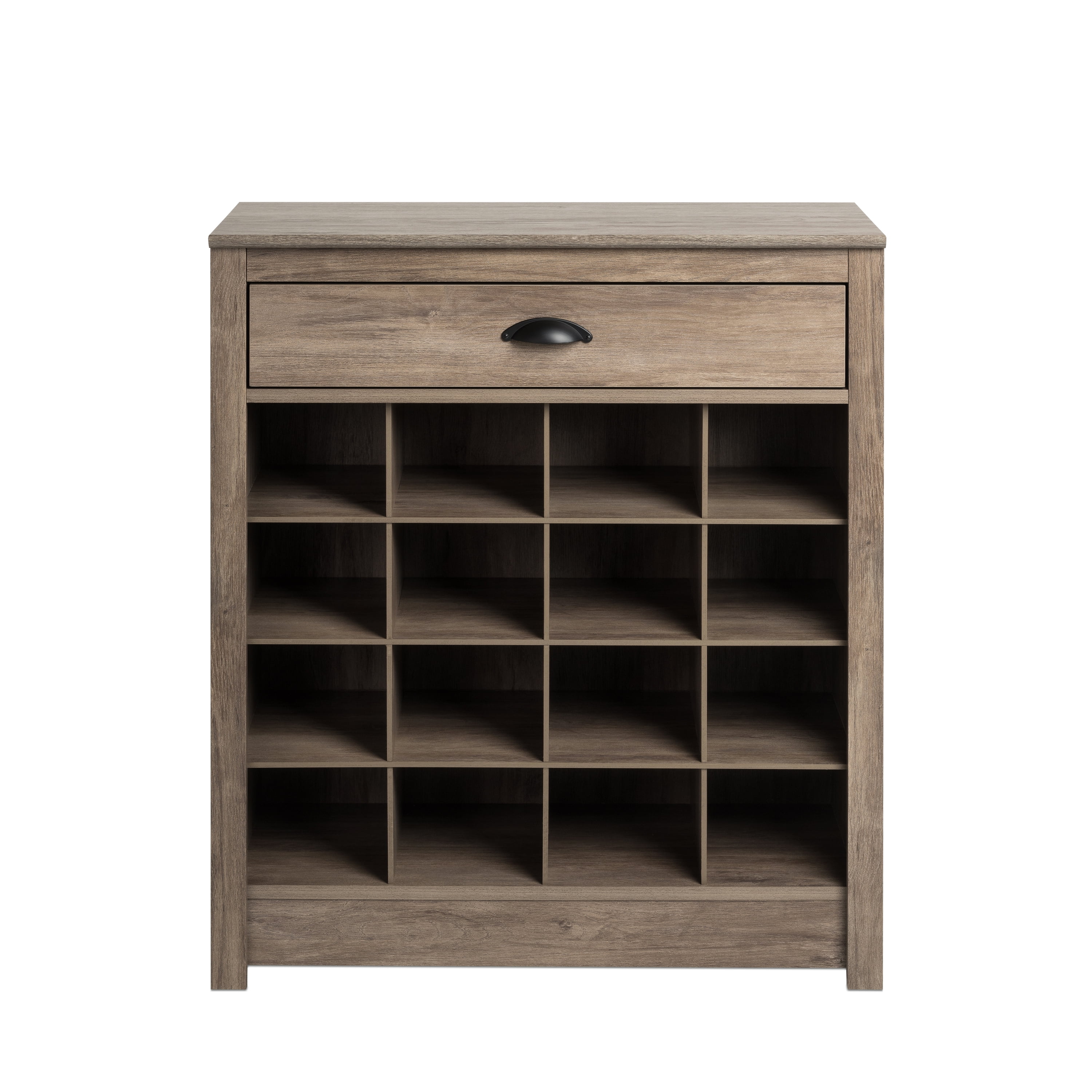 Prepac Shoe Storage Cabinet - 16 Cubbies, Slim Drawer - Walmart.com