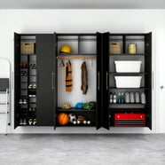 Prepac HangUps 120" Storage Cabinet Set I, 6 Pieces, Black - Walmart.com