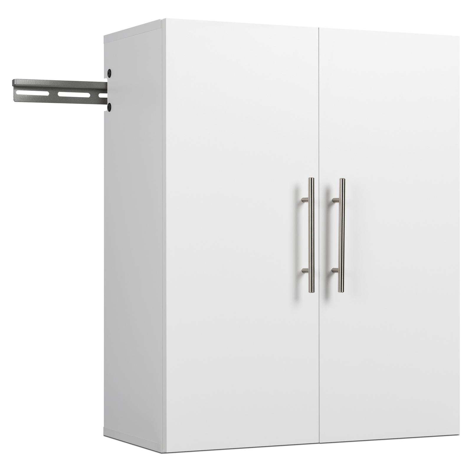 Prepac HangUps 24" Wall Mounted Garage Cabinet in White - Walmart.com
