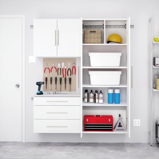 Prepac HangUps 60" Storage Cabinet Set B, 3 Pieces, White - Walmart.com