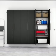 Prepac HangUps 90" Storage Cabinet Set H, 5 Pieces, Black - Walmart.com