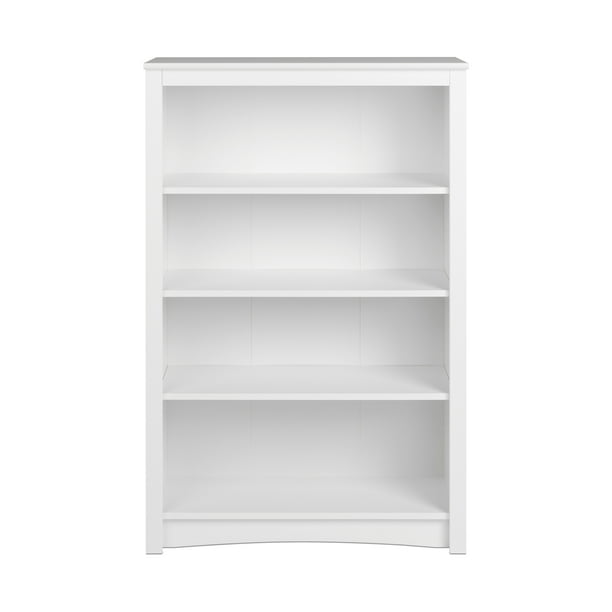 Prepac Home Office 4-Shelf Standard Bookcase with Laminate Finish ...