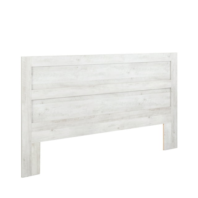 Prepac Rustic Ridge Washed White King 79.5 in. W x 47.5 in. H x 1.5 in ...