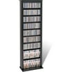 Homfa 8-Tier Media Tower, CD DVD Media Storage Unit with 4 Adjustable ...