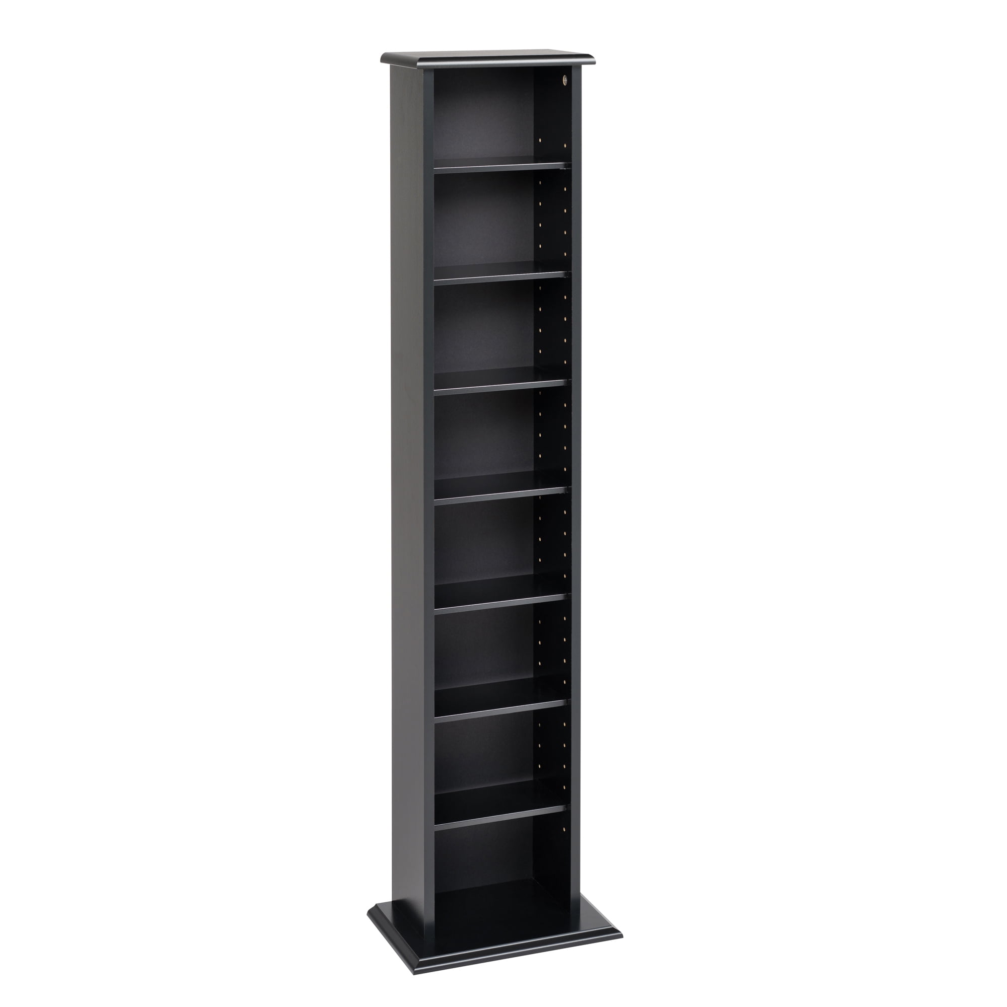 Prepac Slim Multimedia Storage Tower - Compact CD/DVD Media Cabinet ...