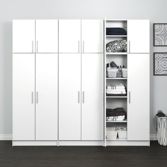Prepac White Elite Utility Storage Cabinet Set D - 6 Pieces - Walmart.com