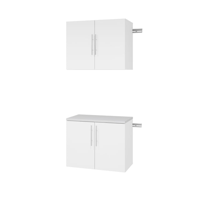 Prepac White HangUps Work Storage Cabinet Set N -2 pc - Walmart.com