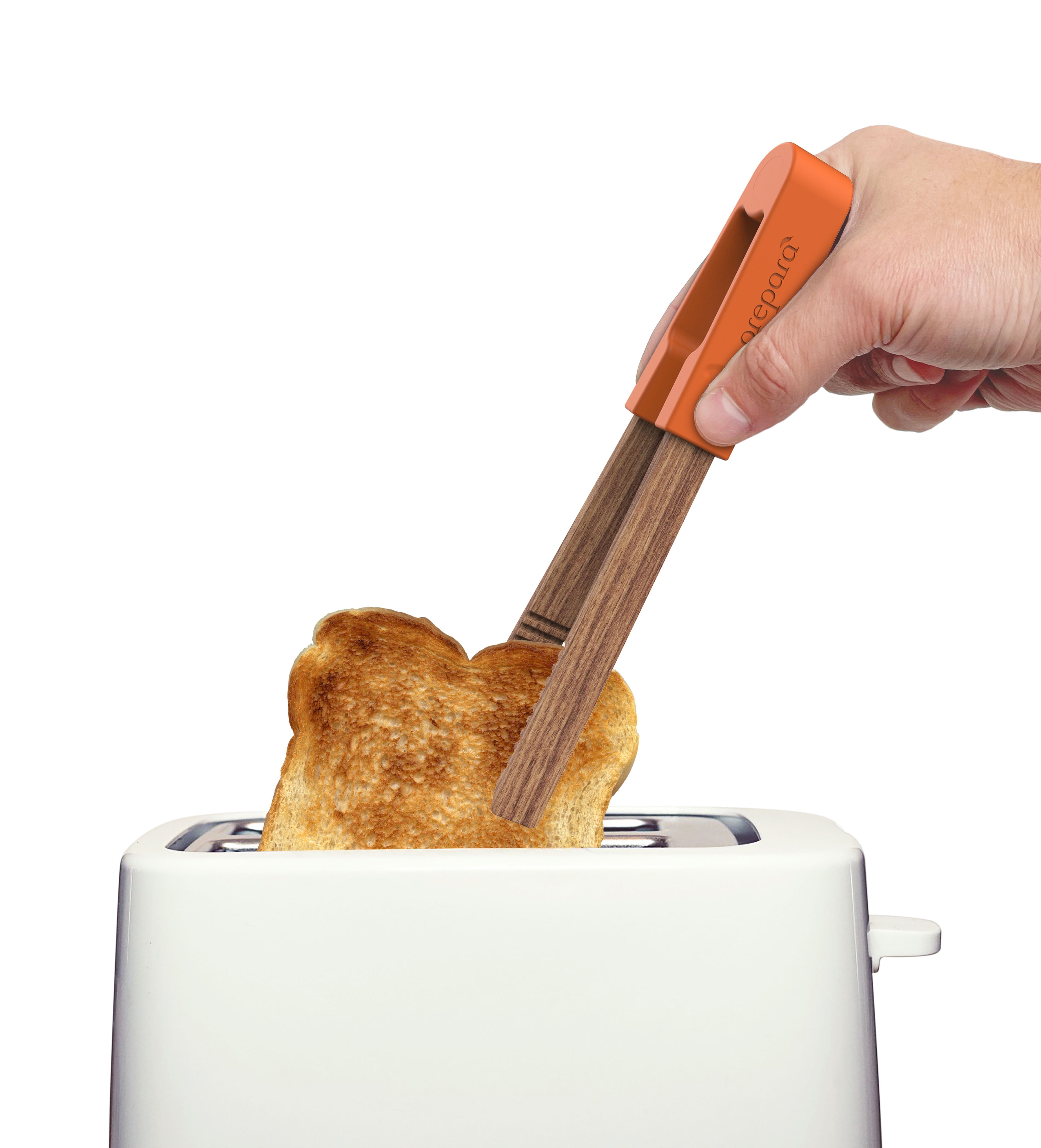 Prepara Easy to Clean Wood Toast Tongs - Walmart.com