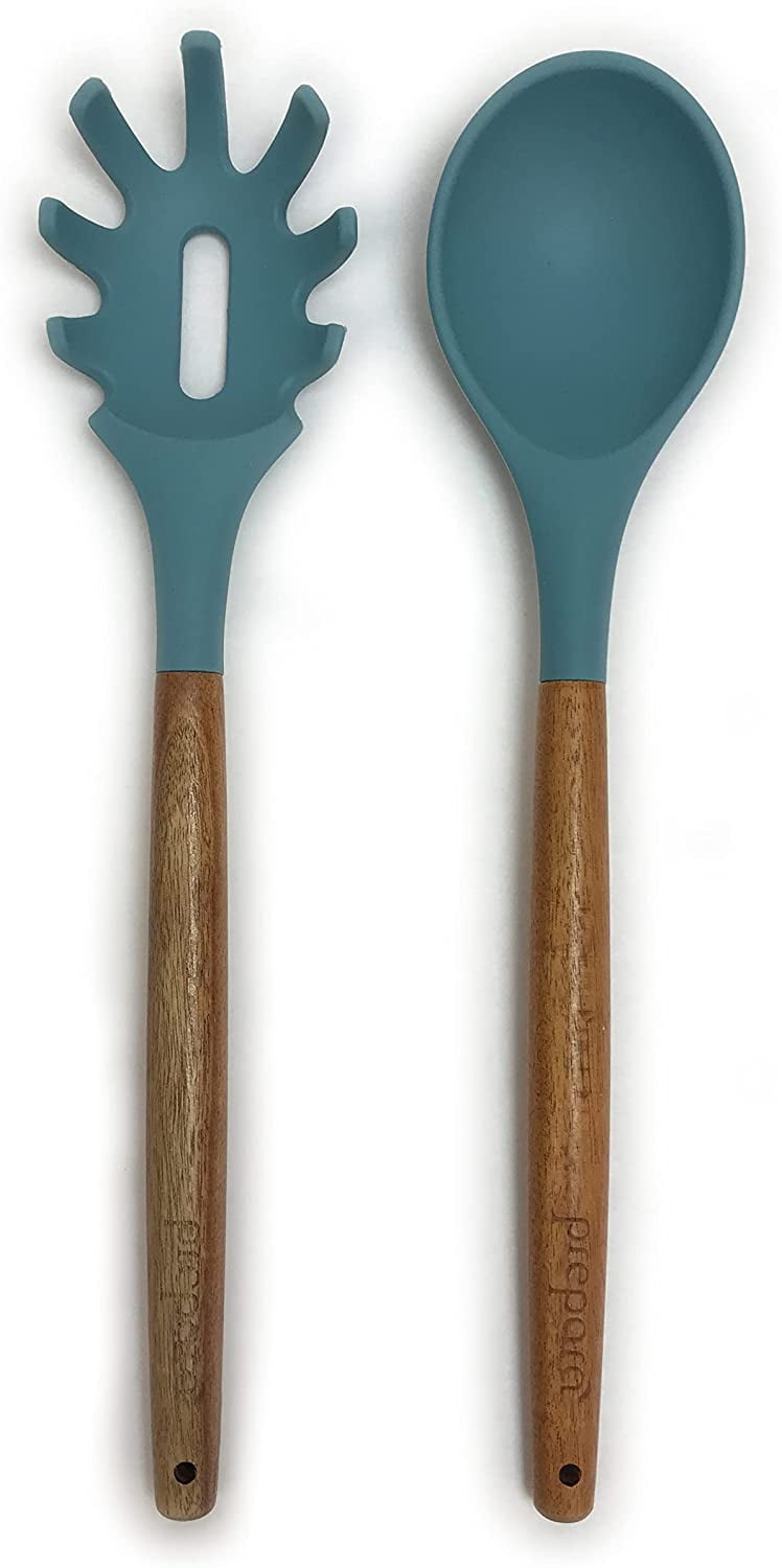 Prepara Utensil Set - Non-Stick Cooking Spaghetti and Solid Spoon ...