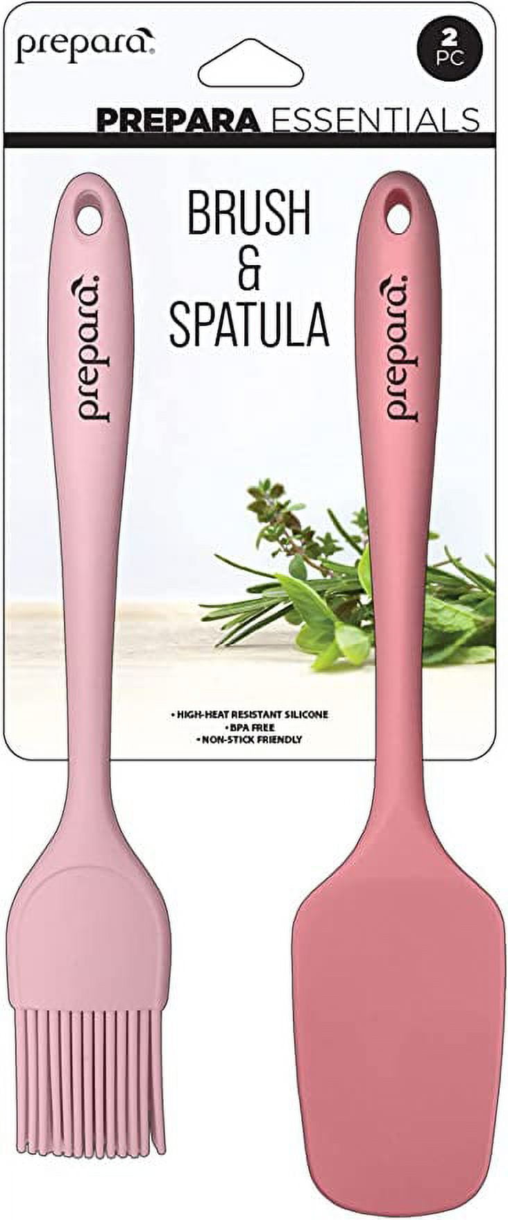Prepara Spatula and Brush Kitchen Tool Set - Dark and Light Pink ...