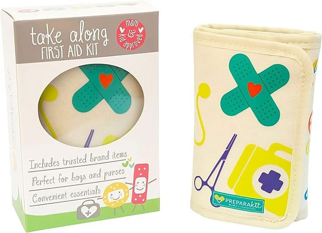 PreparaKit Travel First Aid Kit for Kids - Mini First Aid Kit for Car ...