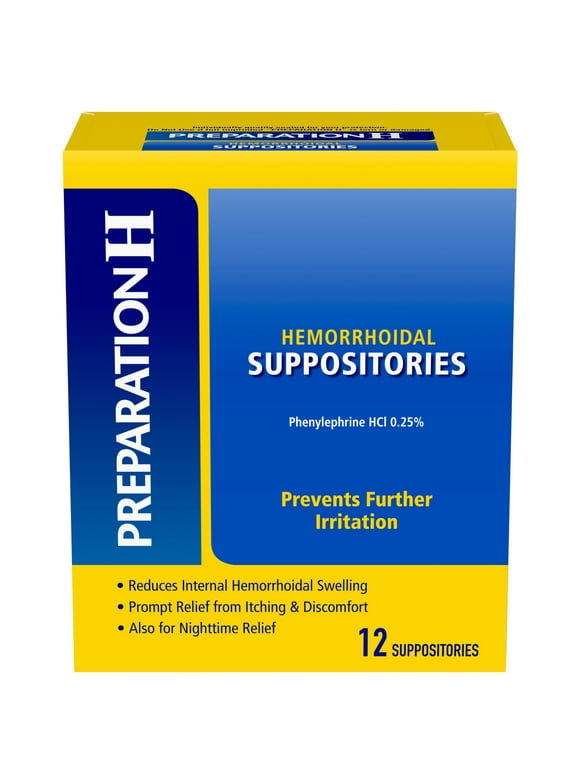Hemorrhoid Suppositories in Pain management - Walmart.com