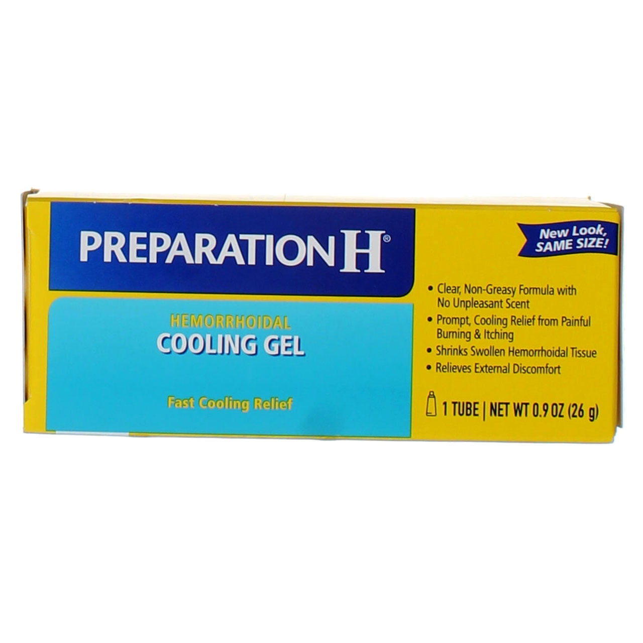 Preparation H Hemorrhoidal Gel Cooling Relief, 0.25-50%, 0.9 oz, Pack ...