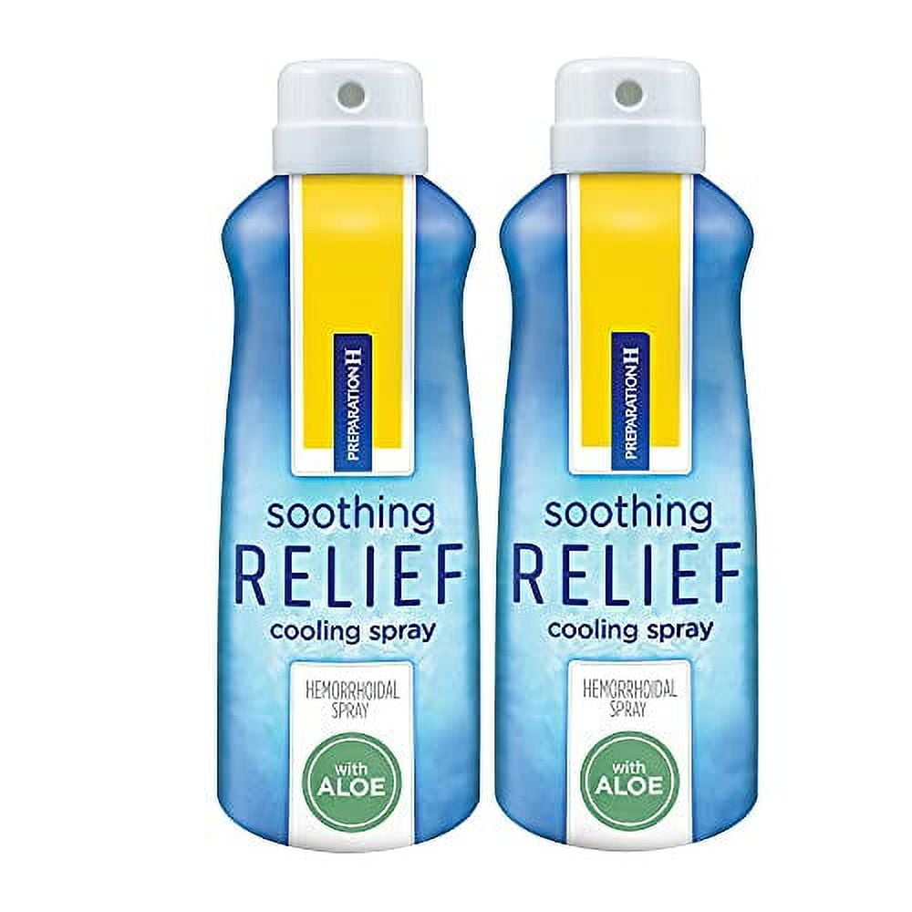 Preparation H Soothing Relief Cooling Spray - No-touch Witch Hazel ...