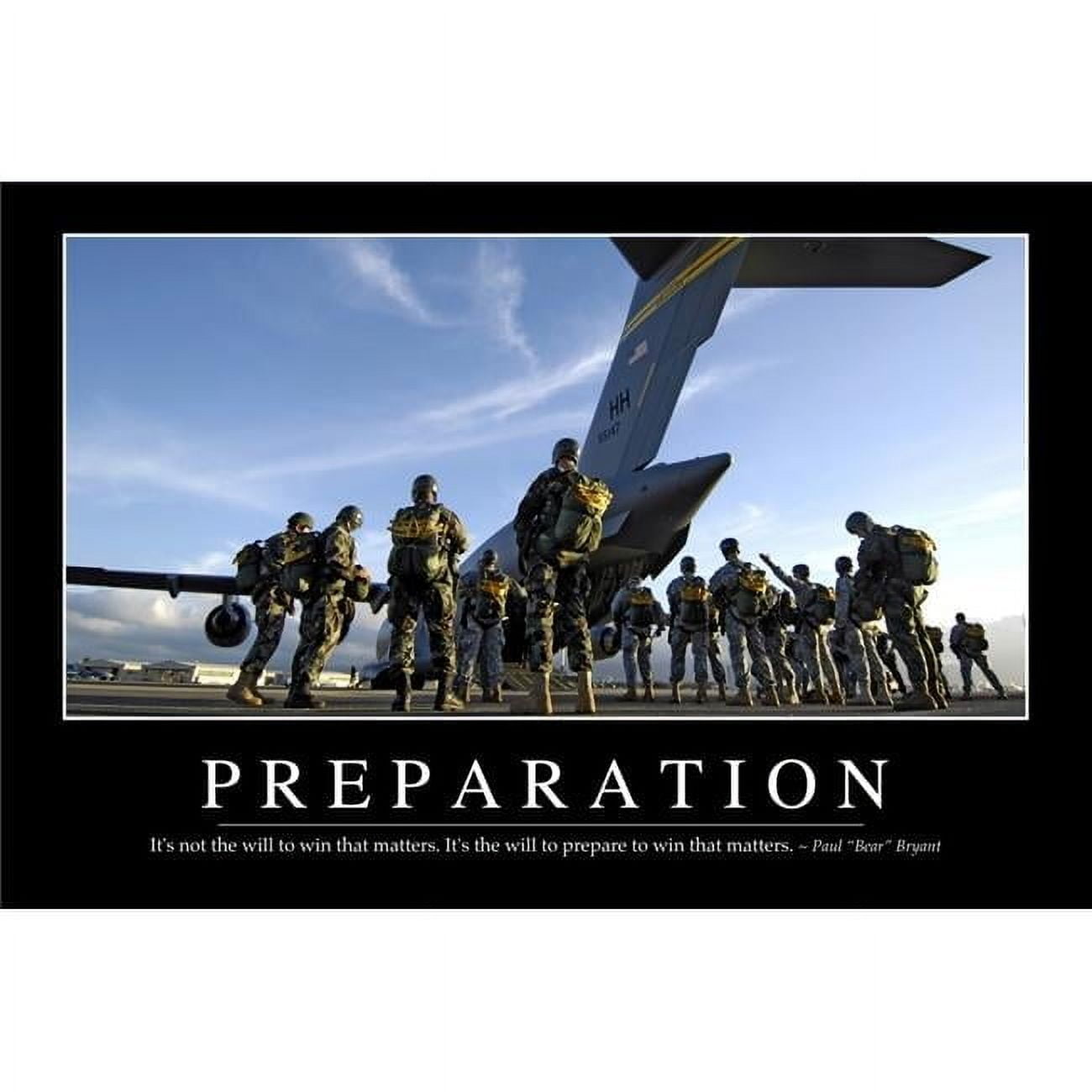 Preparation - Inspirational Quote & Motivational Poster. It Reads - Its ...