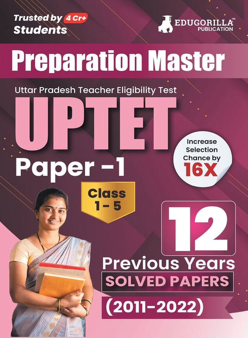 Preparation Master UPTET Paper 1 - Previous Year Solved Papers (2011 ...