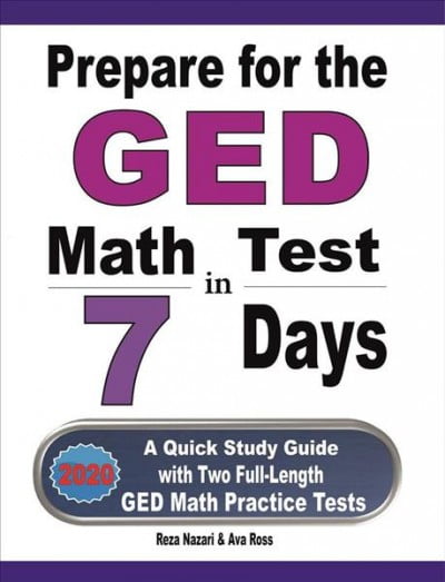 Pre-Owned Prepare for the GED Math Test in 7 Days: A Quick Study Guide ...